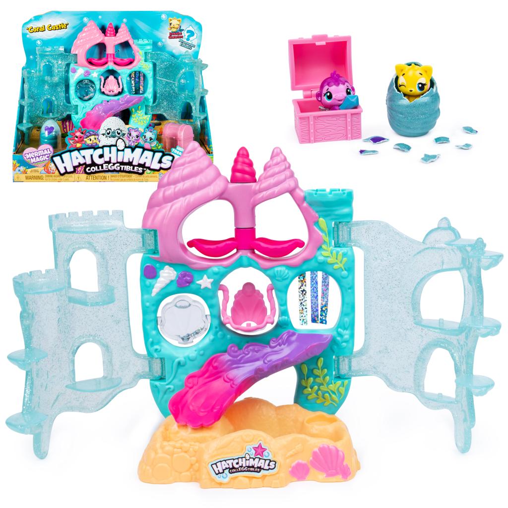 Spin Master - Hatchimals Hatchimals CollEGGtibles, Coral Castle Fold ...